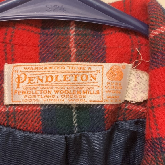 Pendleton | Jackets & Coats | Red Plaid Blazer Authentic Scottish Tartan By Pendleton 0 Virgin ...
